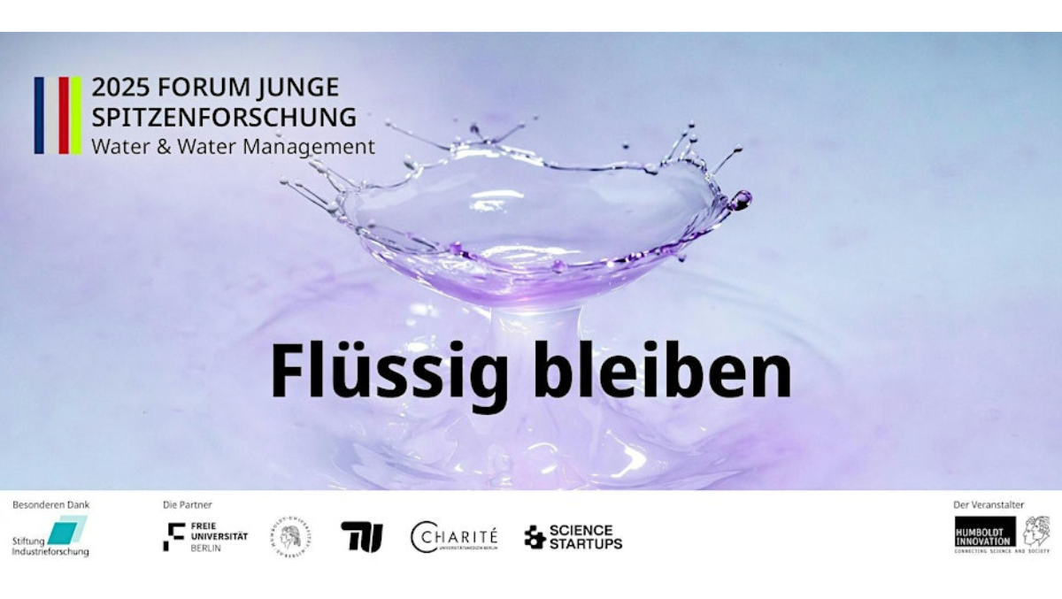 Finale: Forum Junge Spitzenforschung 2025 – Water & Water Management ...